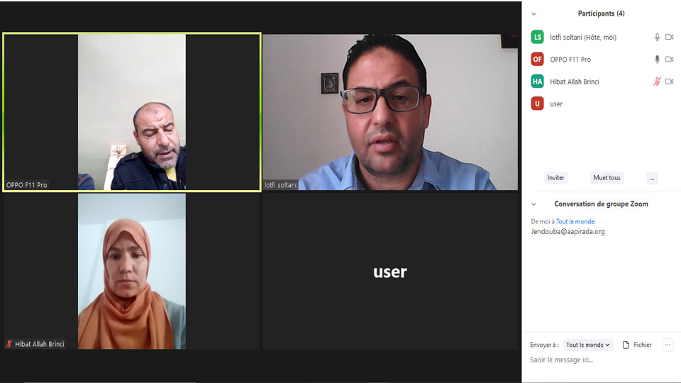 Vidéoconférence sur l’Appel à proposition lancé par le programme IRADA ...